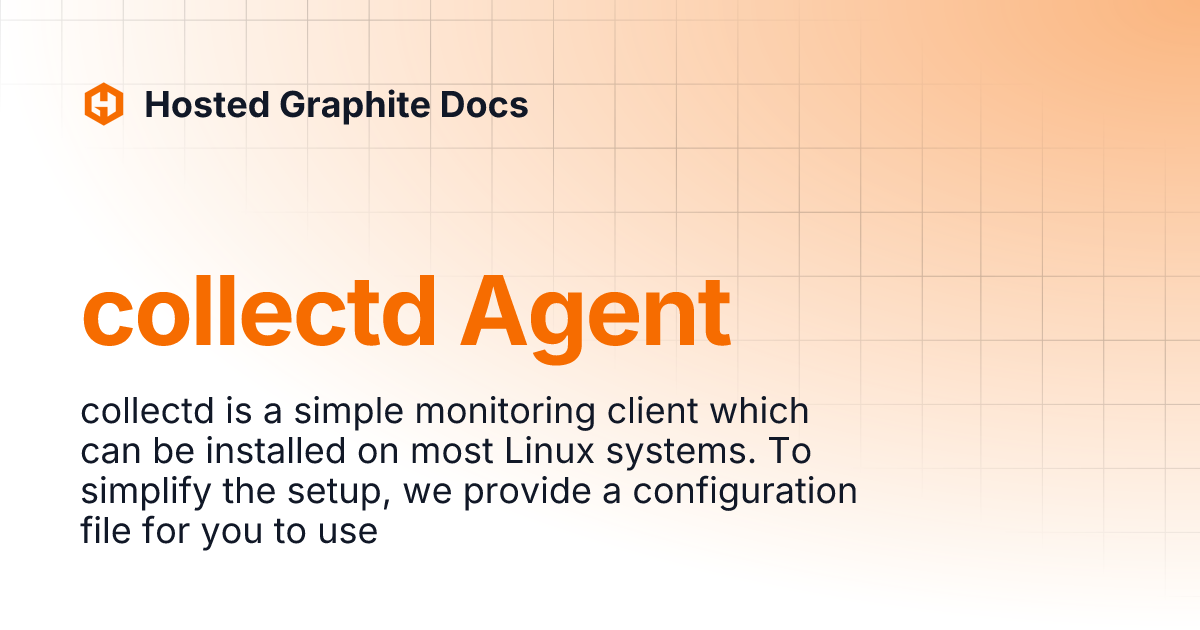 collectd Agent | Hosted Graphite Docs