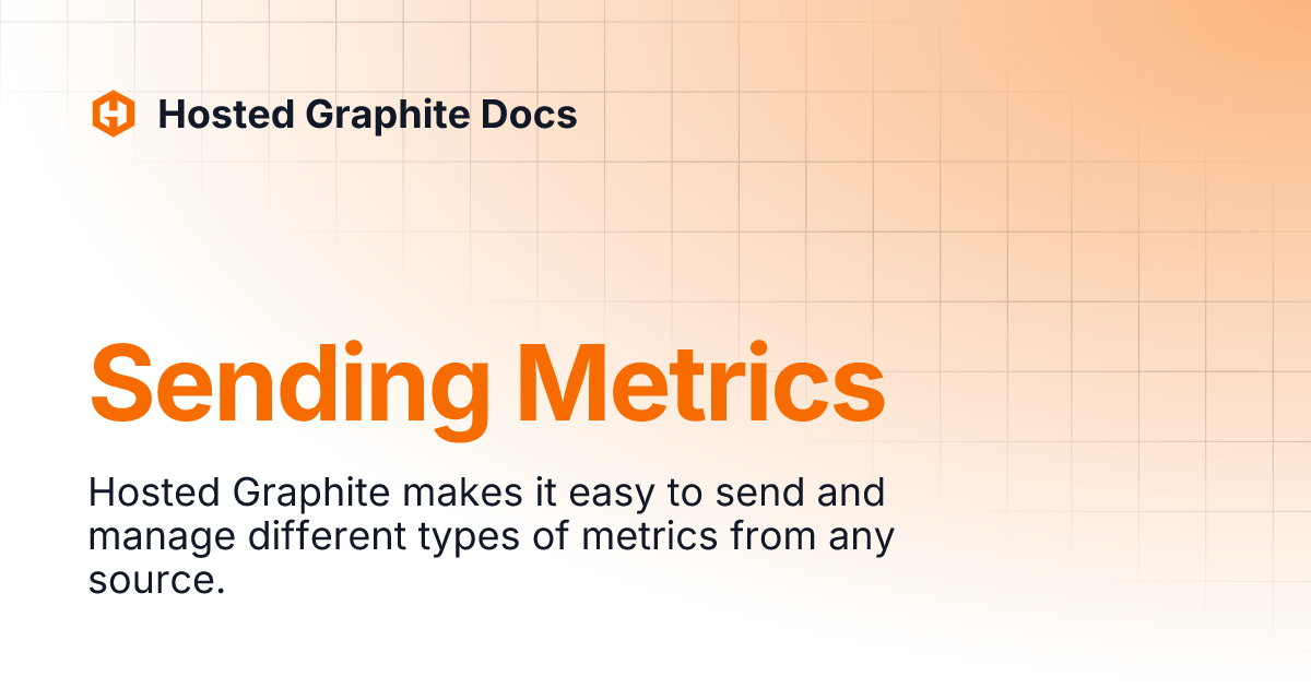Sending Metrics Hosted Graphite Docs