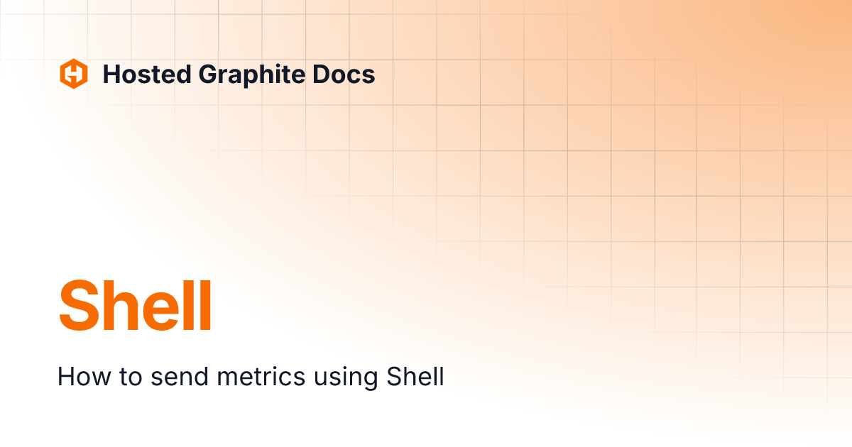 Shell | Hosted Graphite Docs