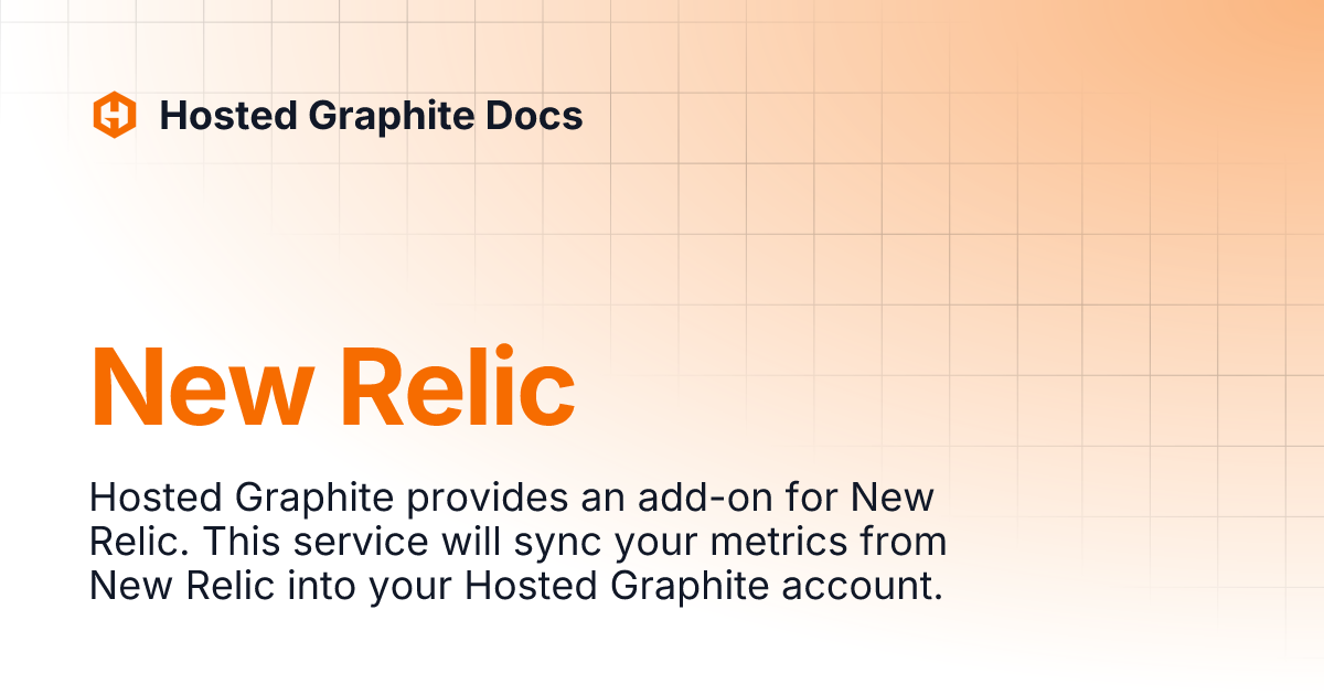 New Relic | Hosted Graphite Docs