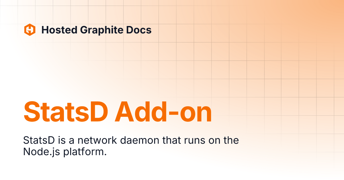 StatsD Add-on | Hosted Graphite Docs