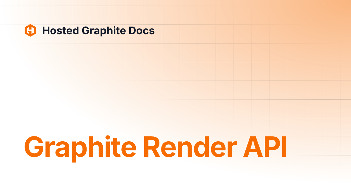 Graphite Render API | Hosted Graphite Docs
