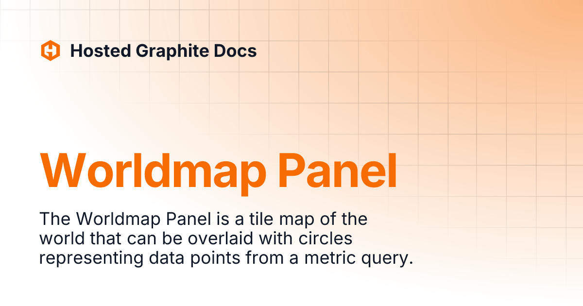 Worldmap Panel | Hosted Graphite Docs